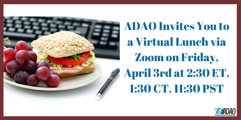 ADAO Invites You to a Virtual Lunch with Dr. Arthur Frank via Zoom on ...