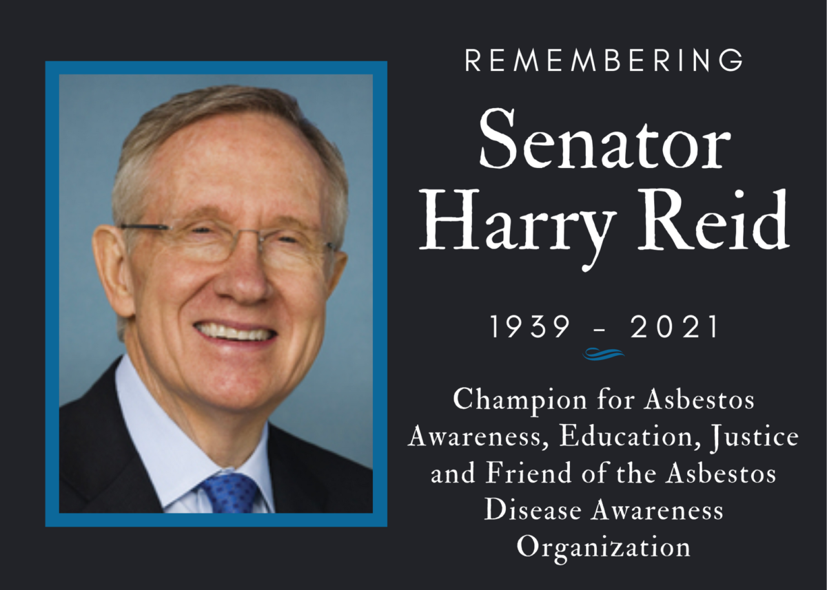 Remembering Senator Harry Reid, Champion for Asbestos Awareness ...