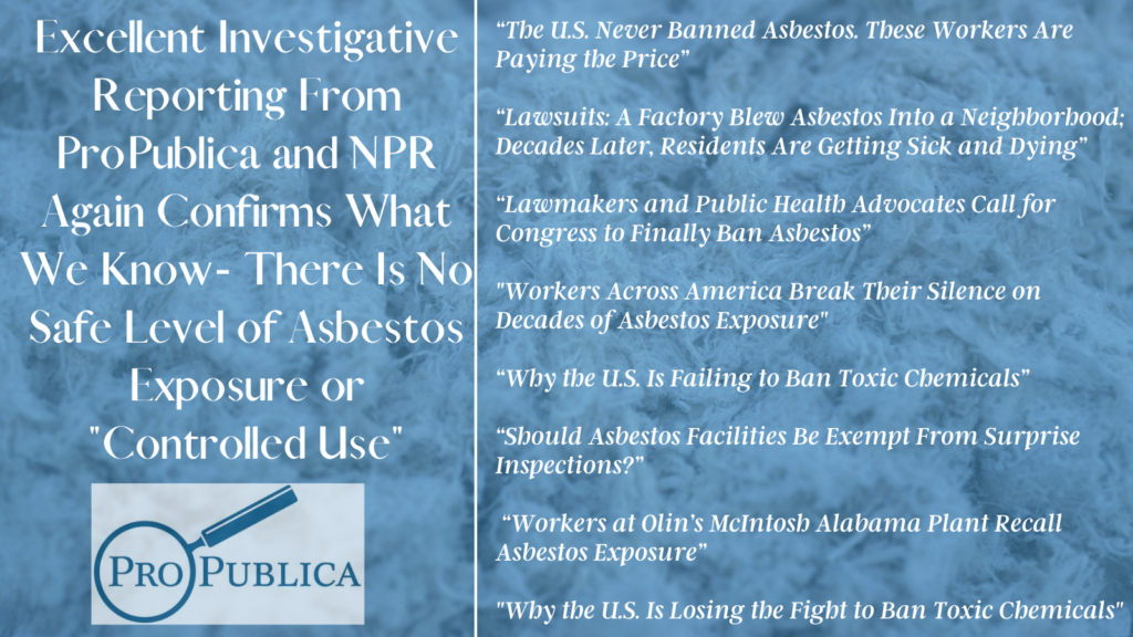 Excellent Investigative Reporting From ProPublica and NPR Again ...