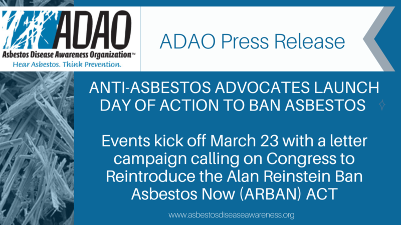 ANTI-ASBESTOS ADVOCATES LAUNCH DAY OF ACTION TO BAN ASBESTOS || Events ...