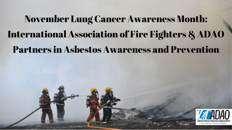 November Lung Cancer Awareness Month: International Association of Fire ...